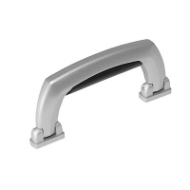 Briefcase Handle, Chrome Style / Black | Handles Surface Handle ...